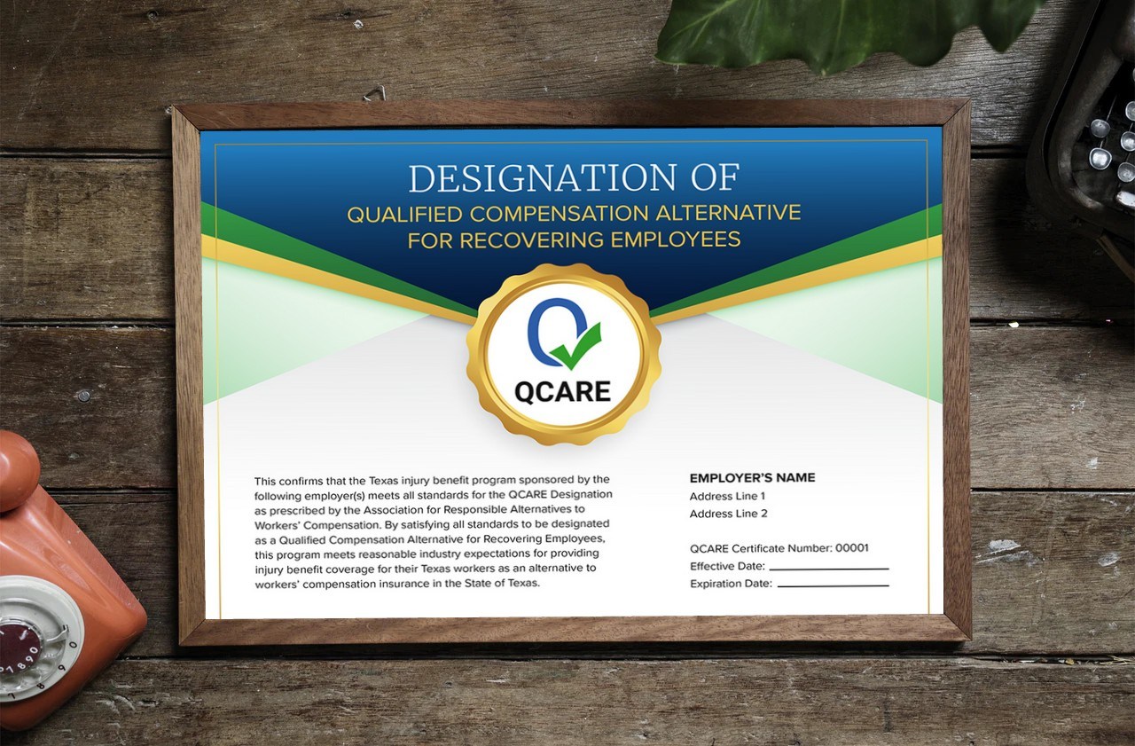 QCARE for Employers - TX Injury Benefit Program Designation